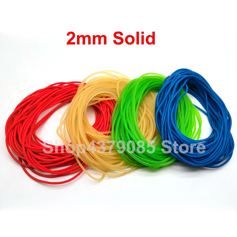 2mm Solid Elastic Rubber Fishing Line 10m High Elastic Fishing Rope ...