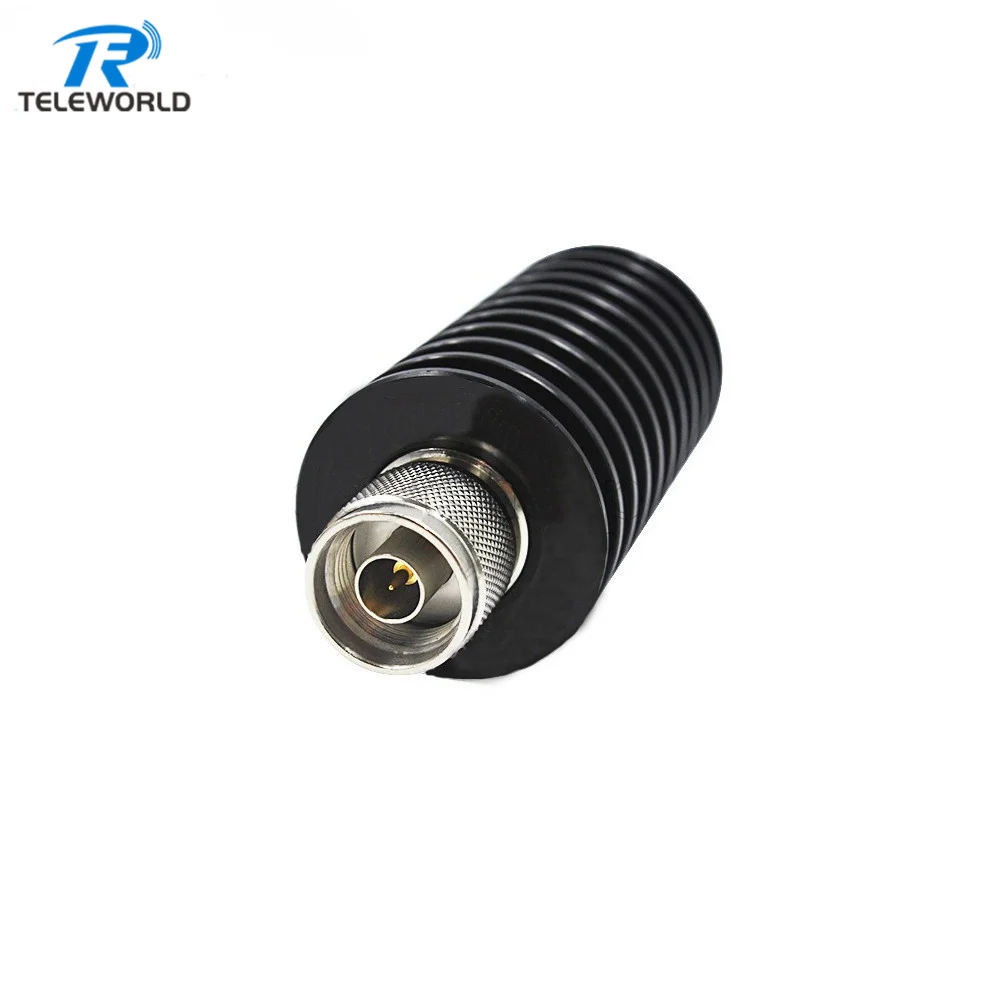 Atenuador coaxial RF bidirecional, macho para fêmea, 50W, 6GHz, 10dB, 20dB,30dB,40dB, 50dB, N ...