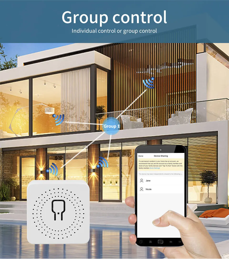 Smart Wifi Switch Breaker 16A 20A CozyLife Smart Switch 2 Way Control ...