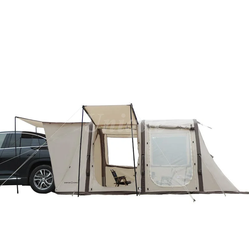 Inflatable-Car-Rear-Tent-Outdoor-Camping-Tunnel-Yurt-Family-Self ...