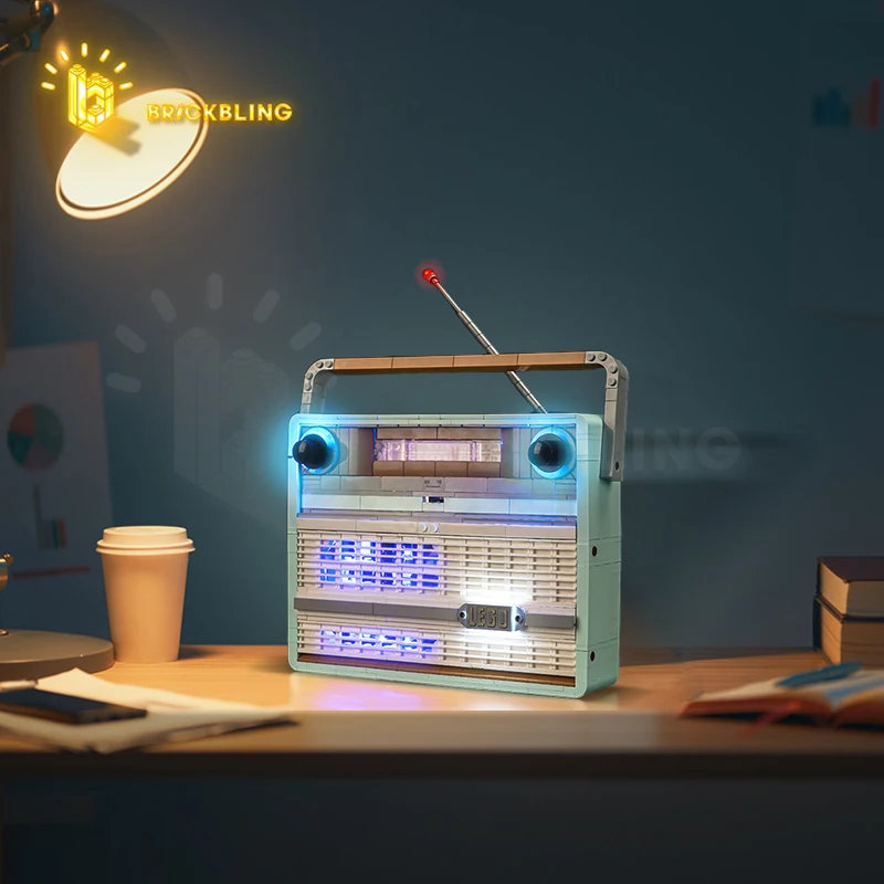 Brick-Bling-LED-light-model-10334-is-suitable-for-Retro-Radio-building ...
