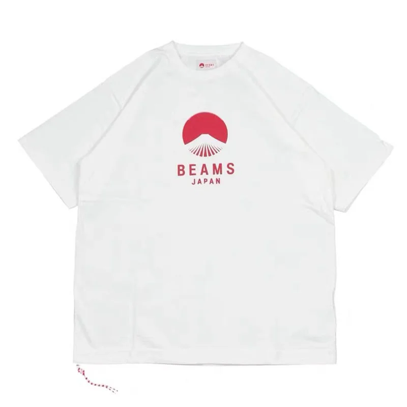 BEAMS-JAPAN-Classic-Red-Rope-Mt-Fuji-Short-Sleeve-Japanese-style ...