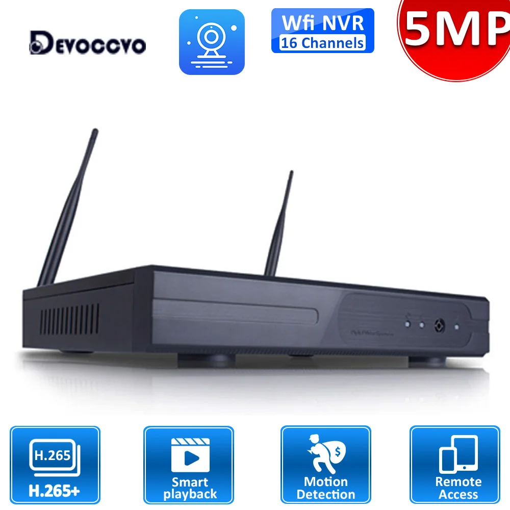 16CH-H-265-5MP-Wireless-NVR-Human-Detection-Wifi-CCTV-Camera-System-P2P ...