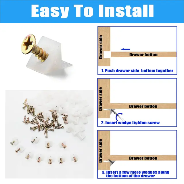 Women's Puffer Jacket 50 Pcs Furniture Drawer Repair Kit - Corner ...