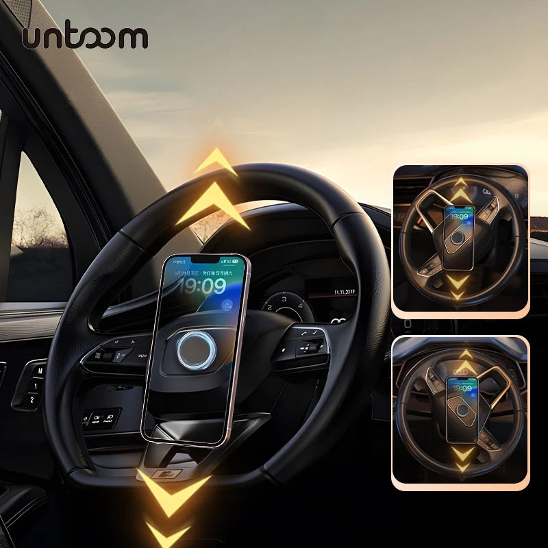 Universal-Car-Magnetic-Phone-Mount-Car-Steering-Wheel-Magnet-Phone ...