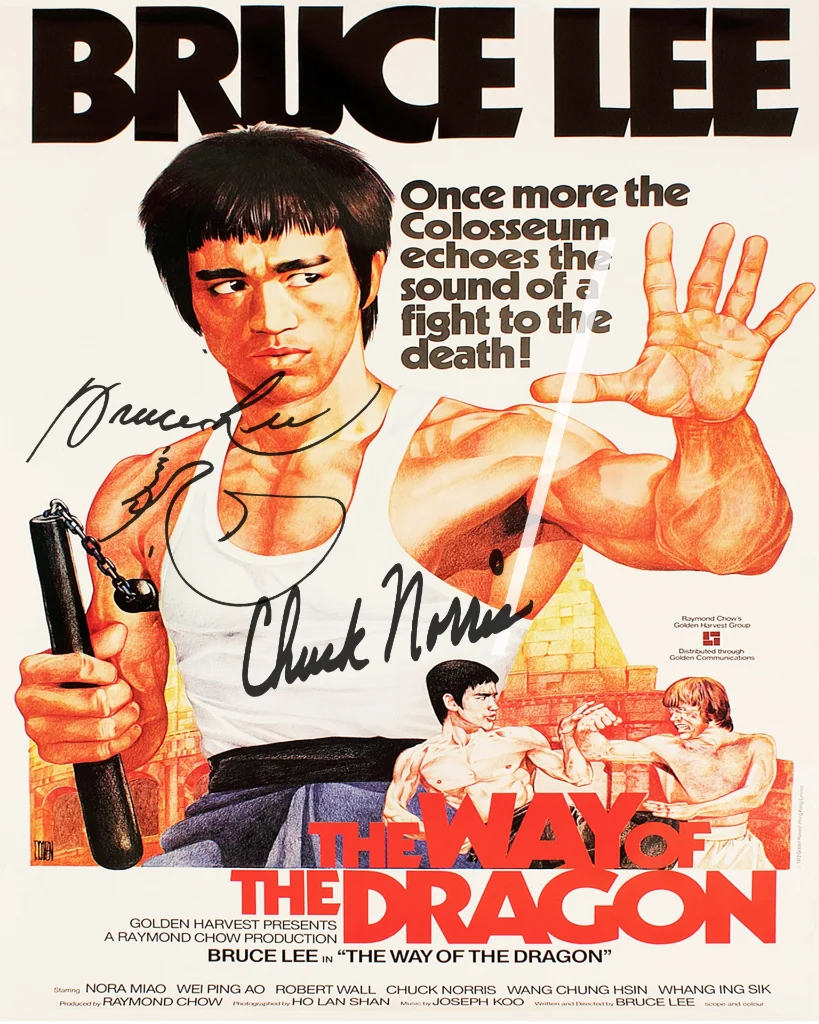 Bruce Lee Way Of The Dragon Poster
