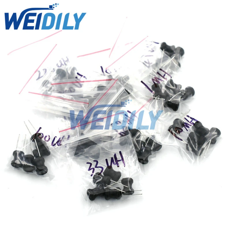 50PCS 8*10mm Inductance Power Inductor Kit 10UH 22UH 33UH 47UH 68UH ...
