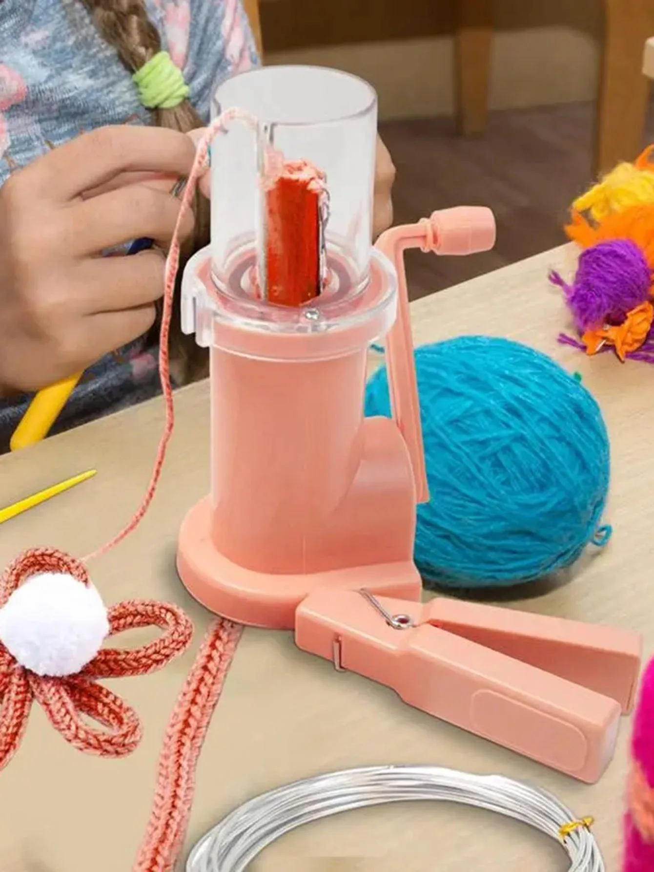 1Set-Mini-Hand-knitting-Machine-DIY-Easy-Spool-Knitter-Embellish-Craft ...