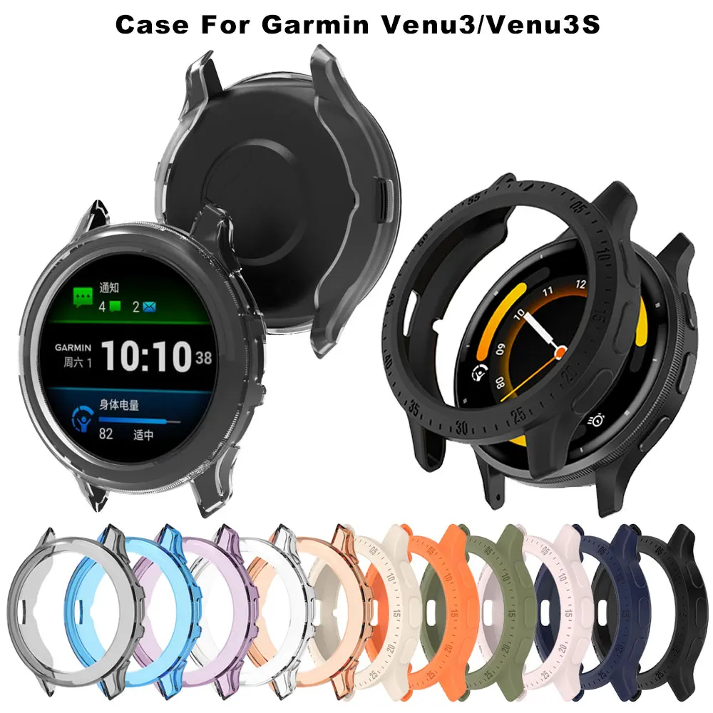 For-Garmin-Venu-3-3S-TPU-Protective-Case-Cover-Smart-Watch-Soft ...