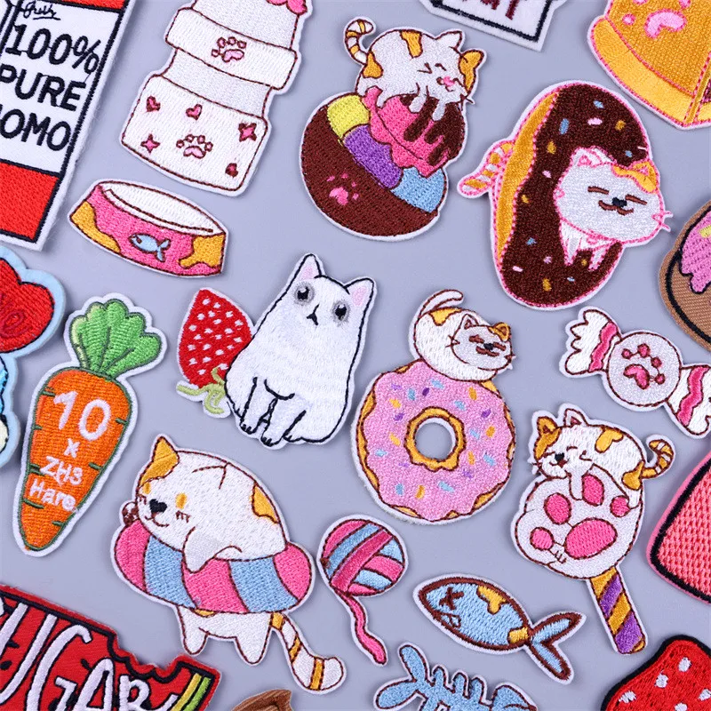 Embroidered Patch Cute Animals | Cute Cartoon Embroidered Patch ...