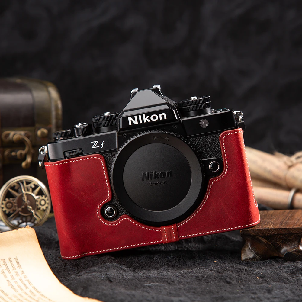 ZF Case Leather Camera Half Cover For Nikon ZF Bag Camera Case Cover ...