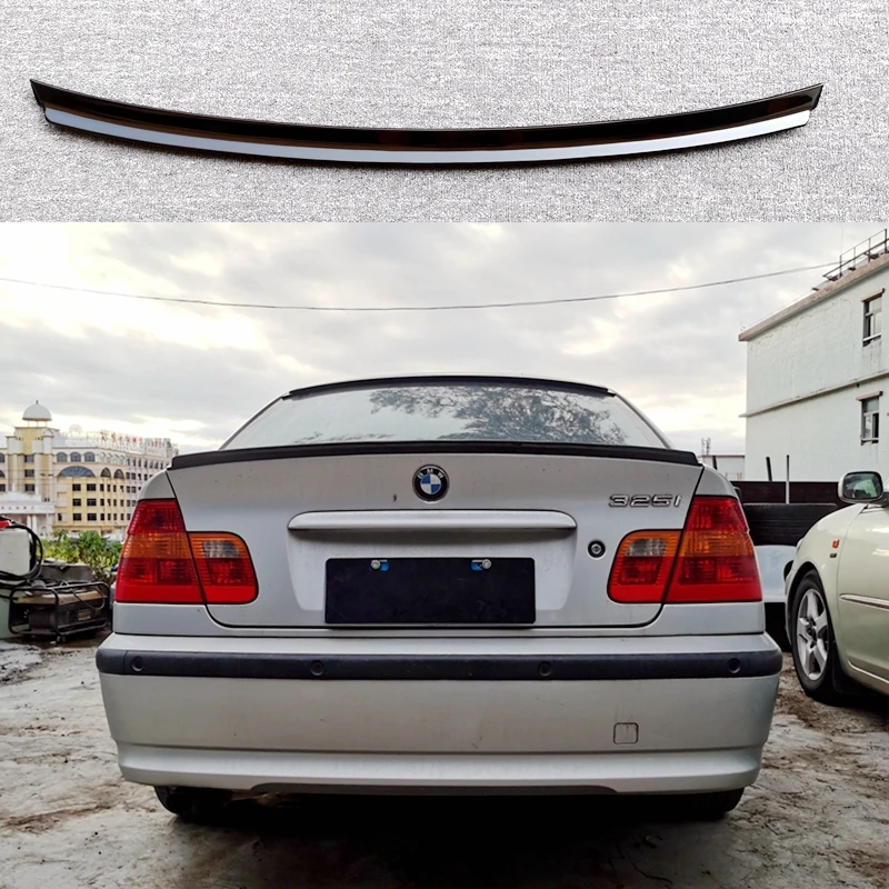 For-M3-Style-For-1998-2006-Year-BMW-3-Series-E46-ABS-Black-Spoiler ...