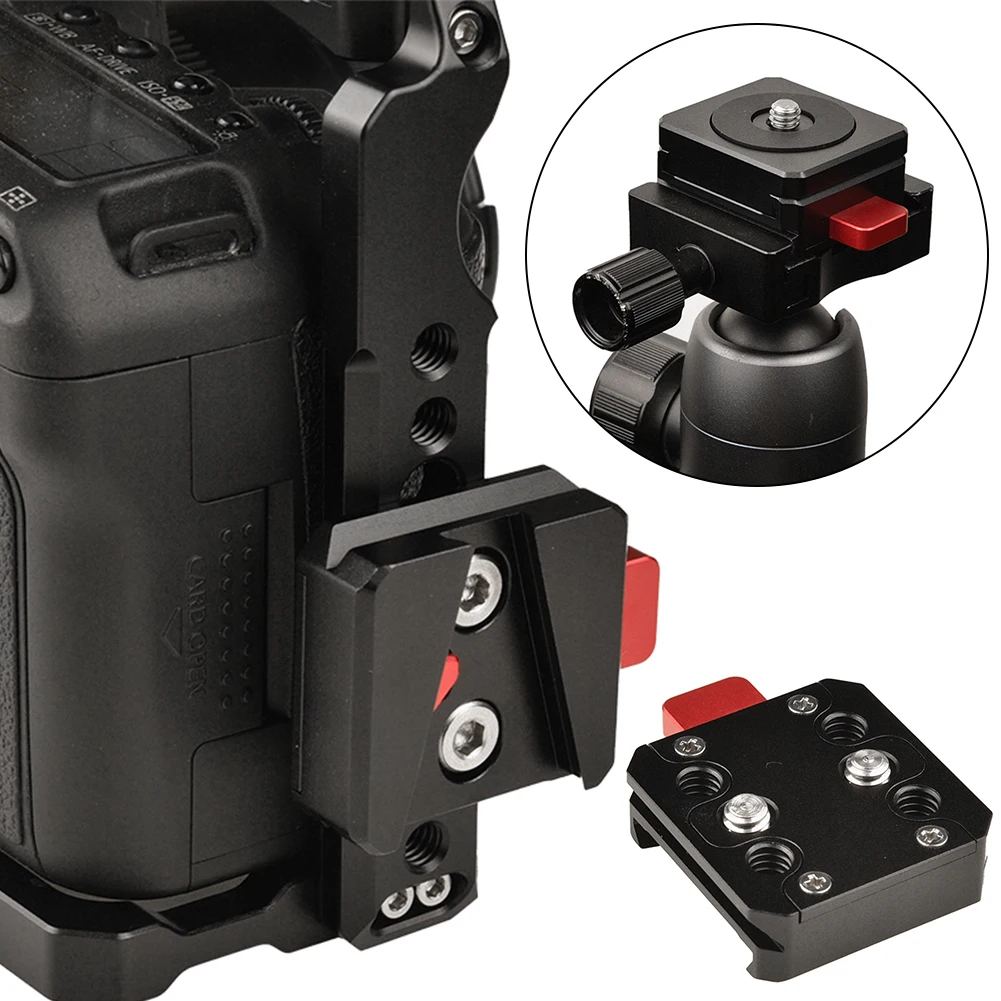 Mini-V-Lock-for-Arca-Type-Baseplate-with-Self-Locking-Mechanism-Quick ...