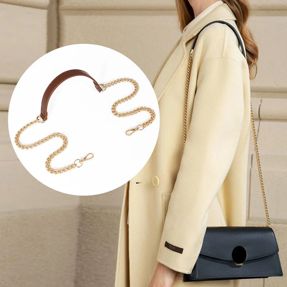 Multicolor Bag Chain Accessories Gold Silver Women Shoulder Bag Chain ...