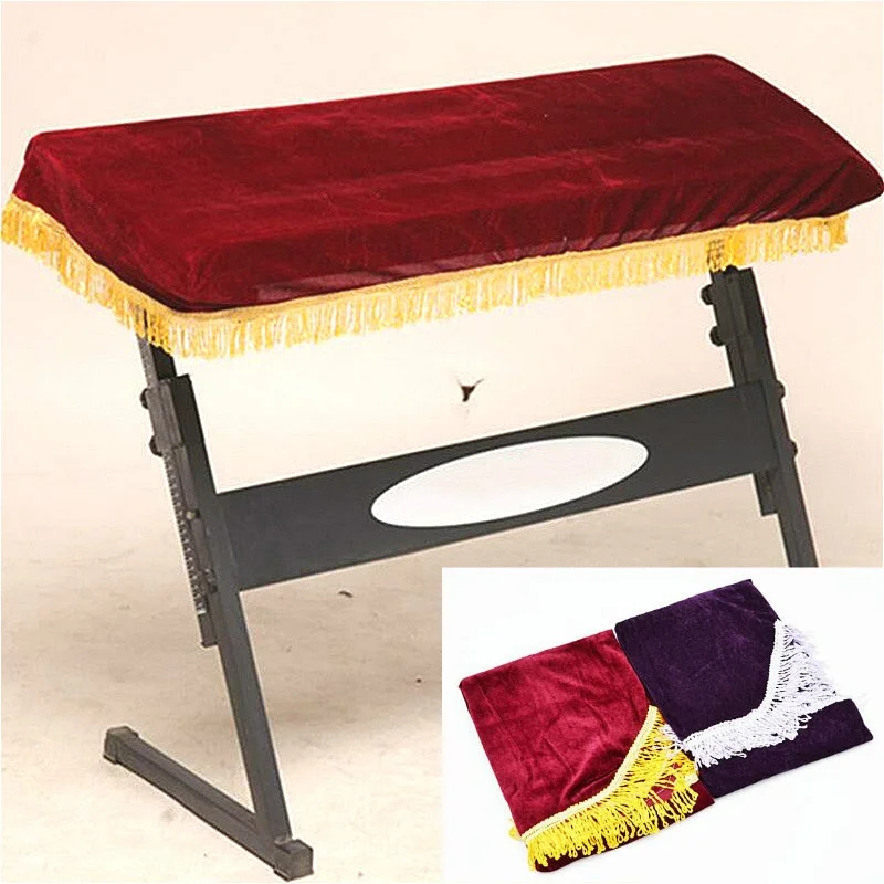 Thickened-Gold-Velvet-Keyboard-Cover-61-Key-Keyboard-Cover-Cloth ...