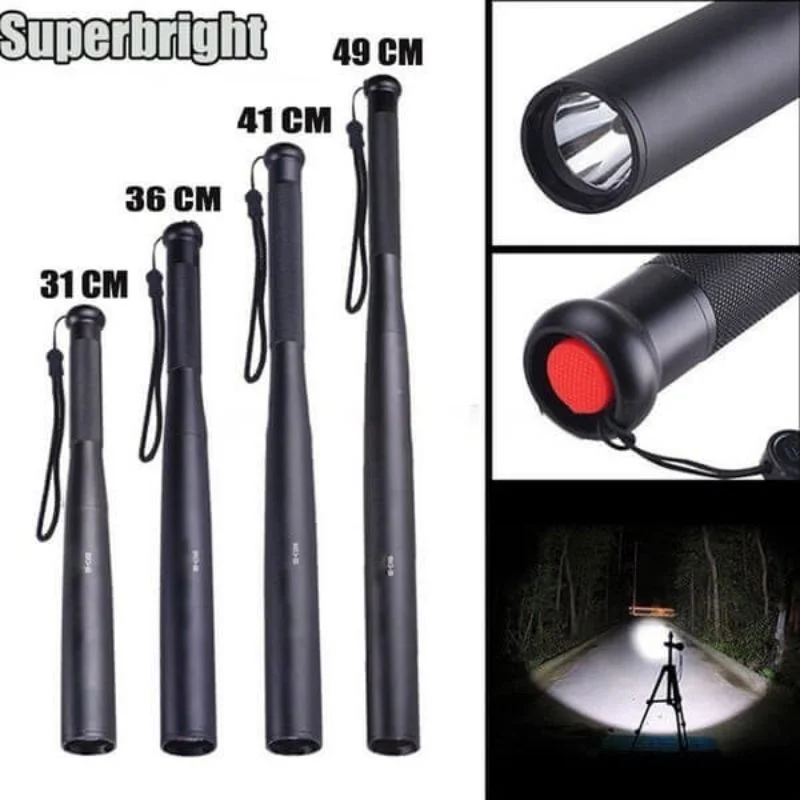 Led-Flashlight-Emergency-Self-defense-Outdoor-Lighting-Far-Baseball-Bat ...