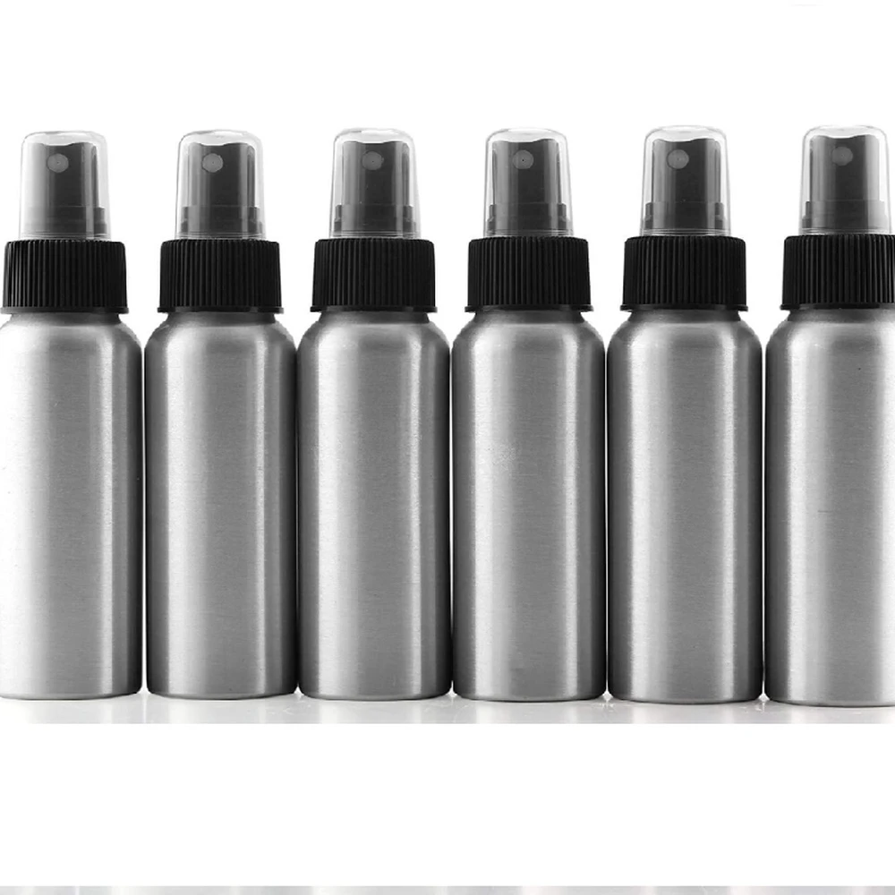 30ml-500ml De Alumínio Spray Garrafa Cosmética Vazio Mini Metal Atomizador Garrafas Viagens ...