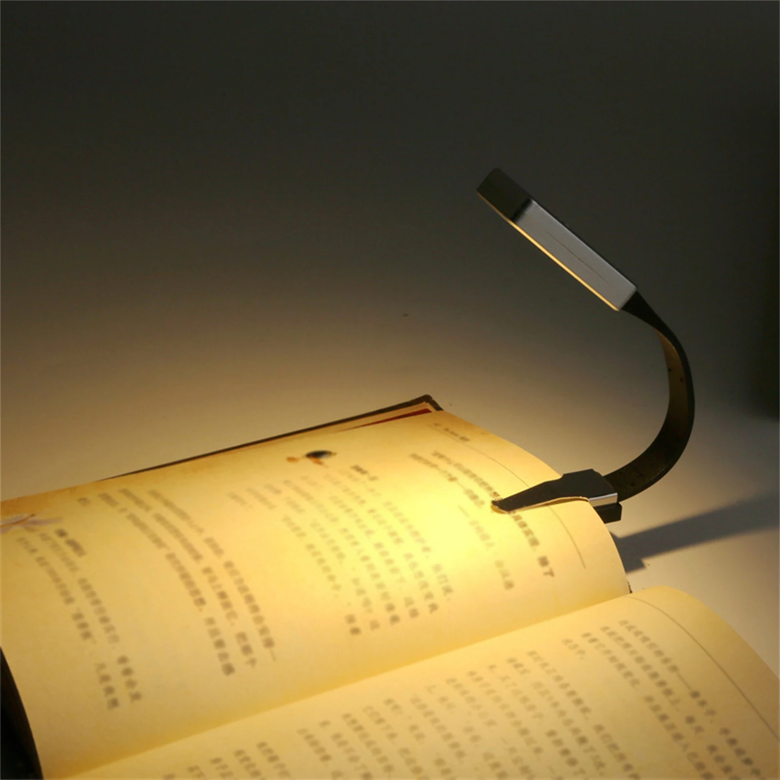 Mini-Book-Light-Portable-Clip-Night-Lights-Chargeable-3-Color-Dimmable ...