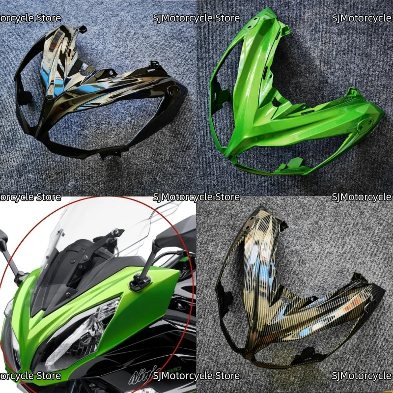 Motorcycle Accessories Front Upper Fairing Headlight Cowl Nose Fit for ...