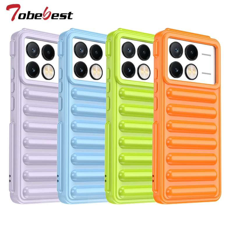 Armor Shockproof Capsule Air Cushion Case For Xiaomi POCO X6 M6 F6 Pro ...