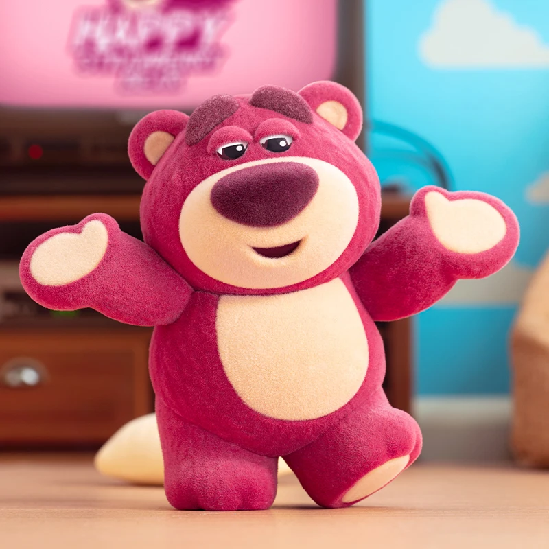 52toys Blind Box Toy Story Lotso It S Me With Strawberry Fragrance 1pc Action Figure Collectible