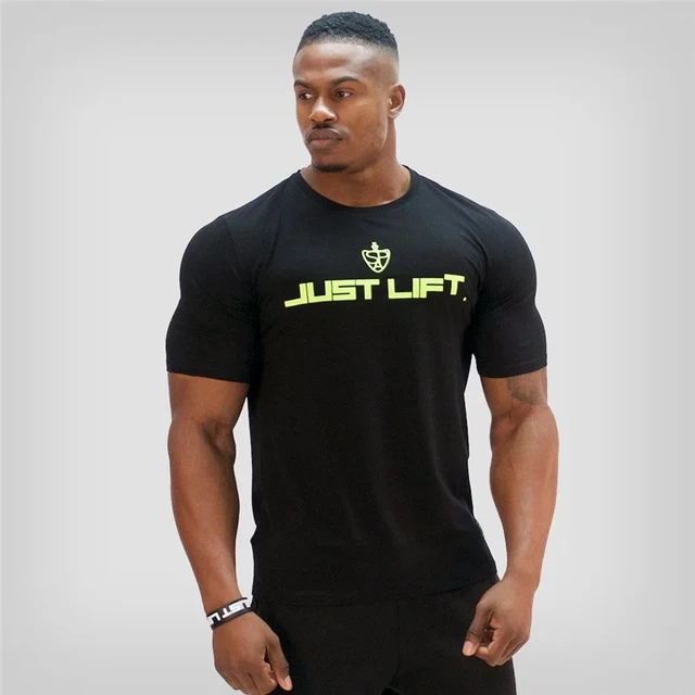 Just Lift Gym & Bodybuilding T Shirt Men - Men's Fitness Apparel, Men's Sports & Fitness T ...