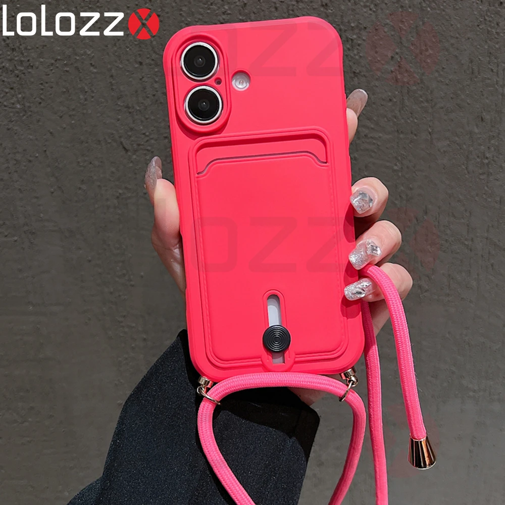Liquid-Silicone-Card-Slot-Bag-Holder-Wallet-Case-For-iPhone-16-14-13-12 ...