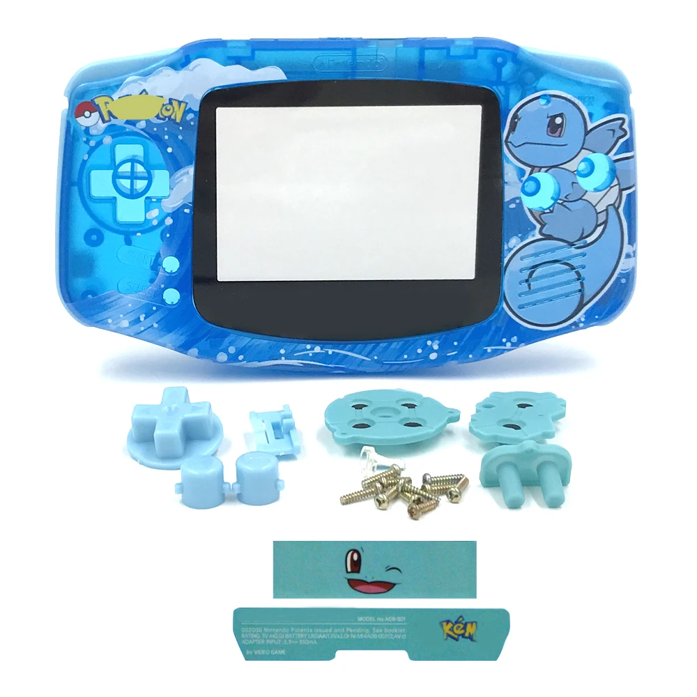 Full-shell-case-cover-replacement-for-GameBoy-Advance-console-housing-w ...