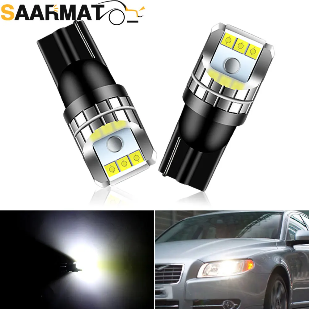 2Pcs-LED-Clearance-Light-T10-W5W-194-168-2825-CSP-Chips-for-Volvo-C30 ...