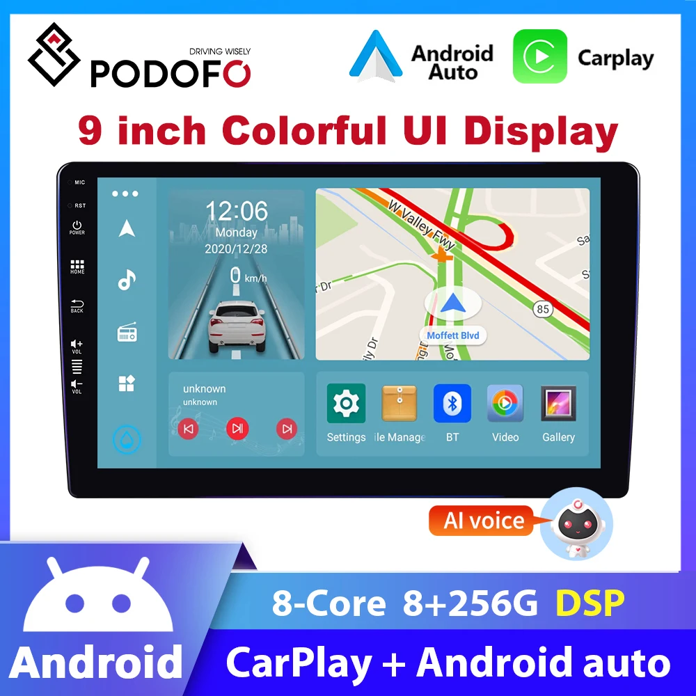 Podofo-Android-2-Din-R-dio-Do-Carro-9-Universal-Car-Multimedia-Video ...