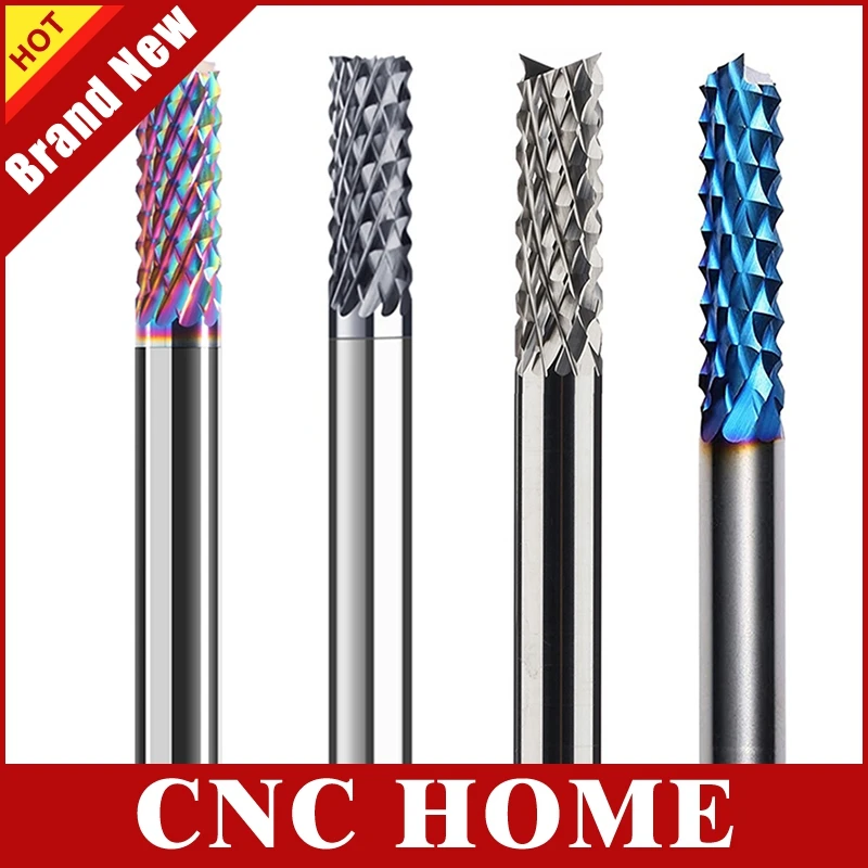 Tungsten Carbide Milling Cutters Cnc Router Bits Corn End Mill 3.175mm ...