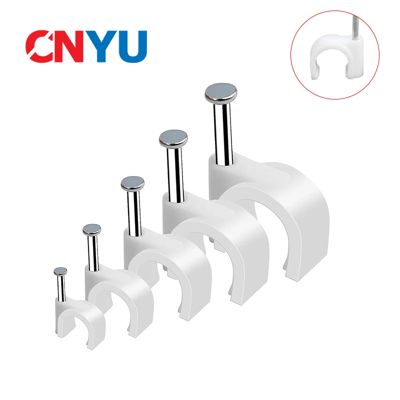 50PCS-Round-Cable-Wire-Clips-4-5-6-7-8-9-10-12mm-Cable-Management ...