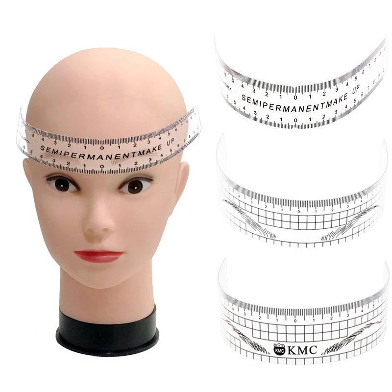 1pcs Eyebrow Ruler Microblading Semi Permanent Stencil Makeup Eye Brow ...