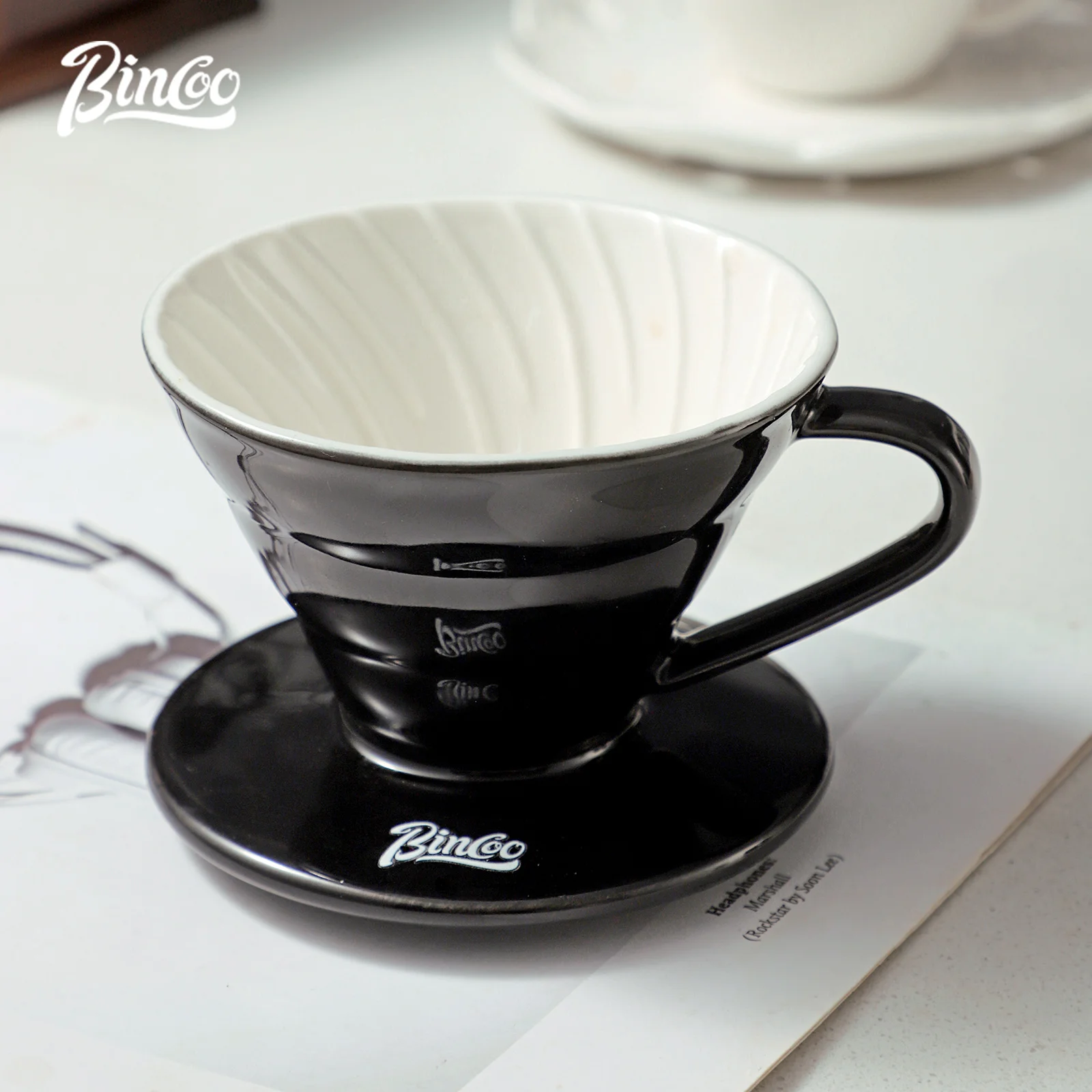 Ceramic Coffee Filter Cup Reusable Filters Japanese V Style Coffee ...