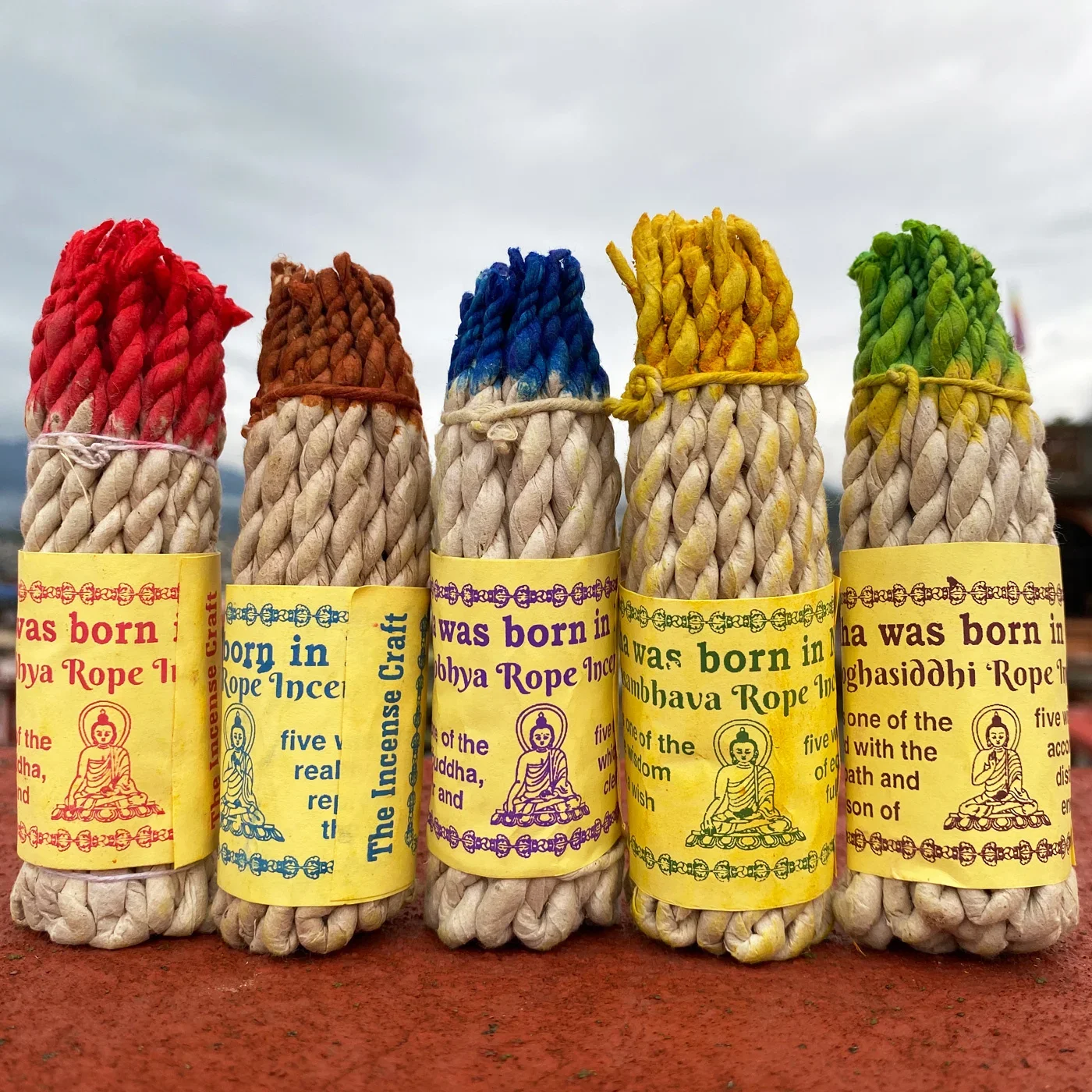 Nepal-Handmade-Herbal-Rope-25-Bundle-White-Sage-Buddha-Incense-String ...