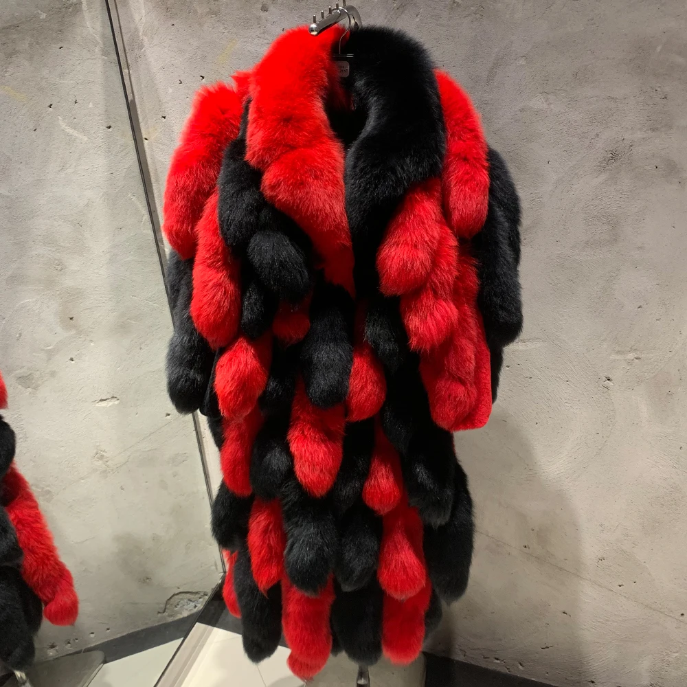 Fox-Tail-Coats-Long-Lady-Real-Fox-Fur-Cloth-Double-Side-Turn-Down ...