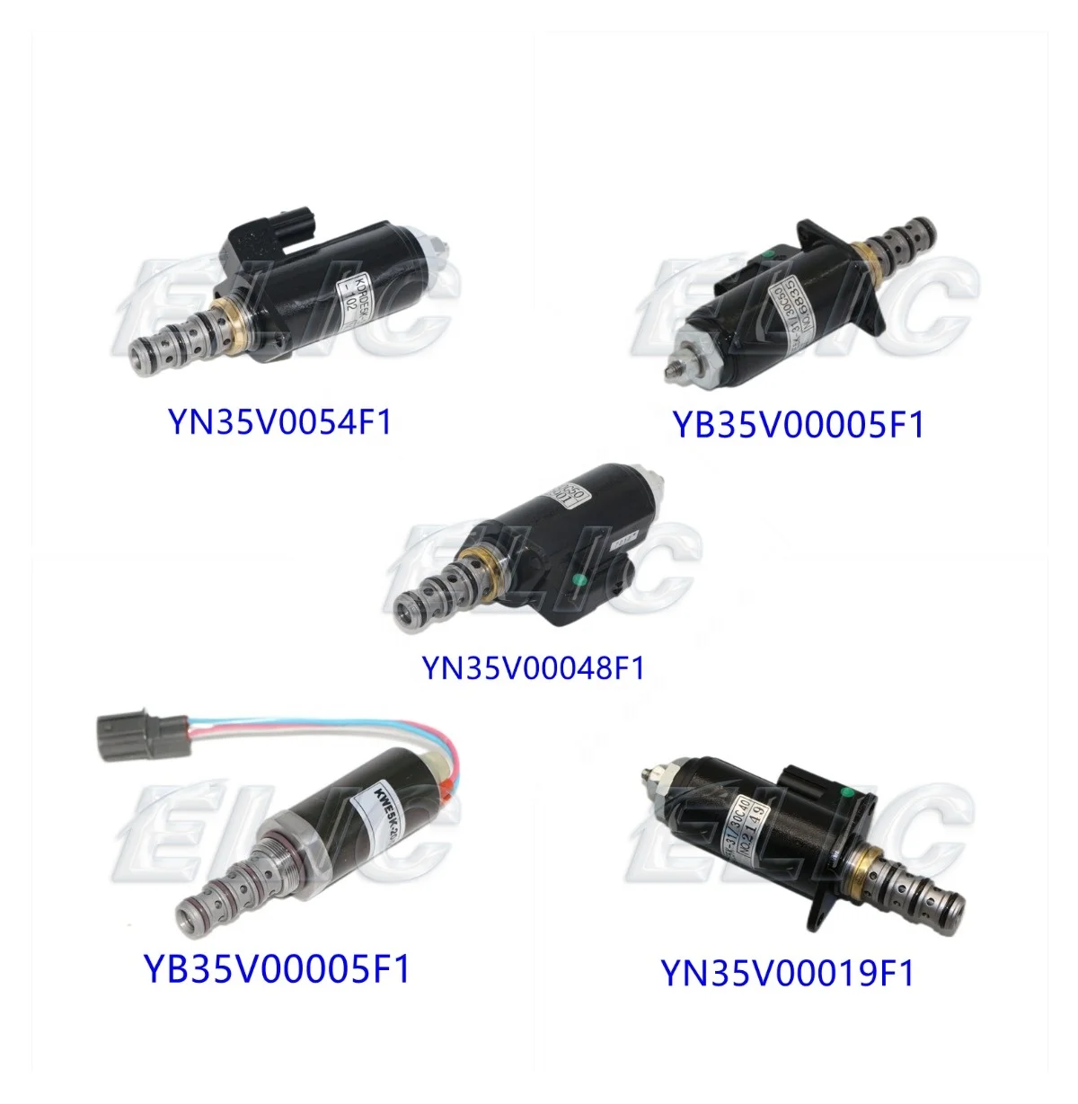 YB35V00005F1-YN35V00020F1-YN35V00019F1-Excavator-Solenoid-Valve ...