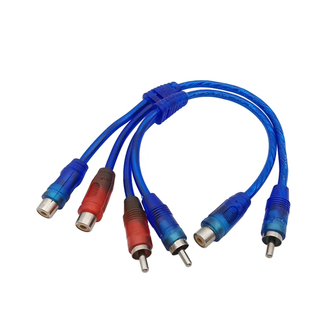 Rca Y Cable RCA Y-Splitter Adapter Cable - 1 Male To 2 Female & 1 ...