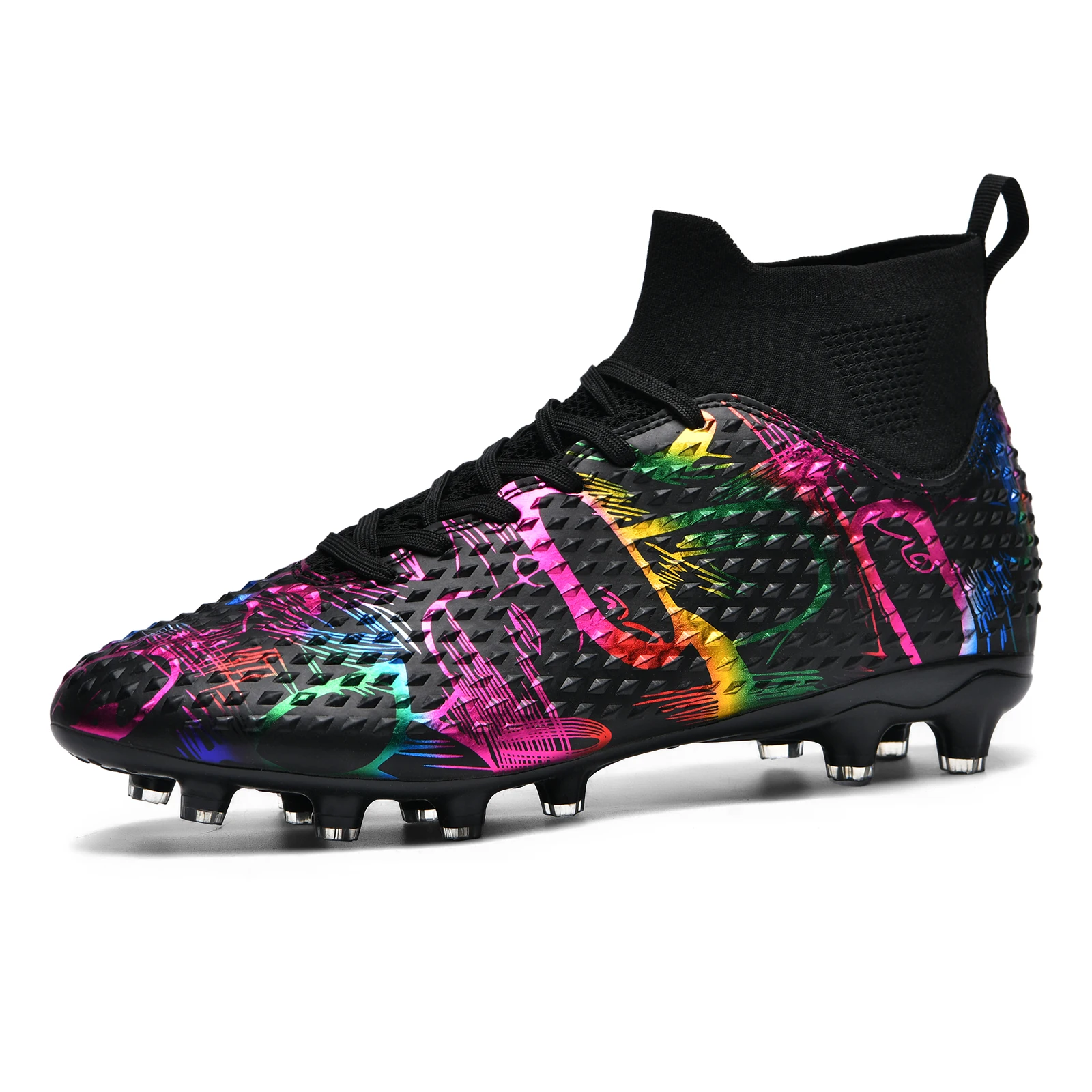 Men Soccer Shoes Chlidren Futsal Non Slip Football Boots Grass Indoor ...