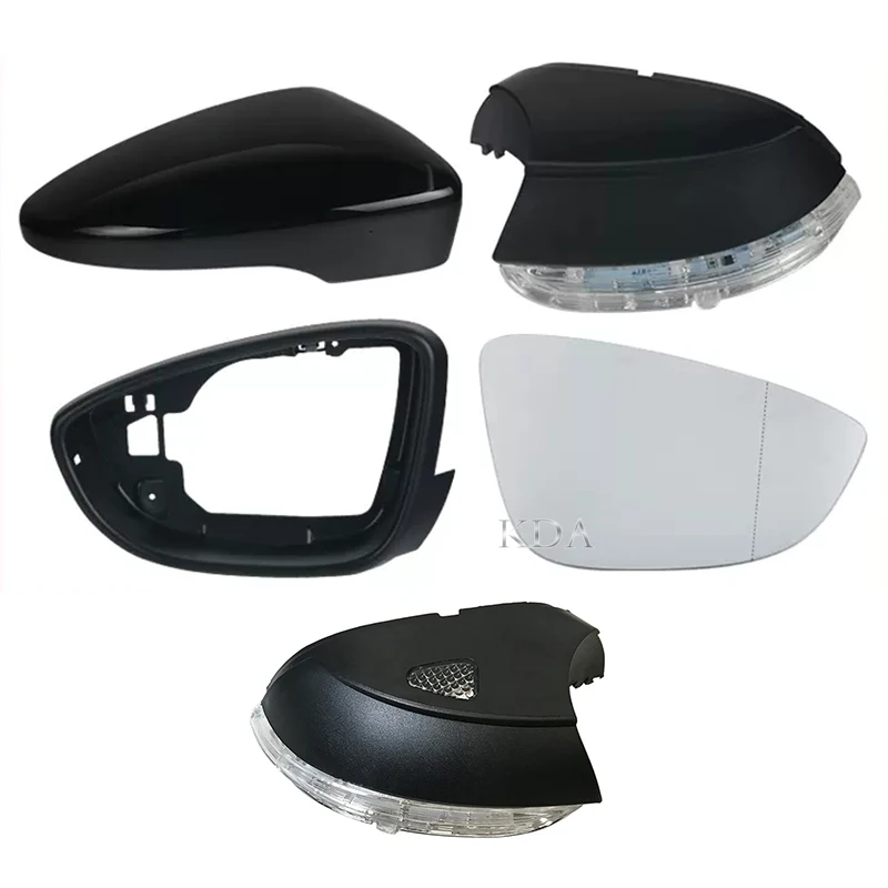 Car-Rear-Heated-Blind-Spot-Mirror-Glass-Cover-Frame-Turn-Signal-Light ...