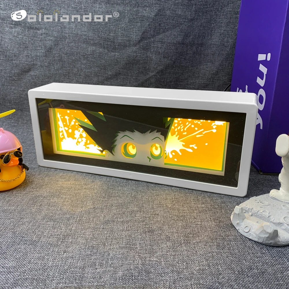 Neueste papiers chnitt schatten box licht anime hunter x hunter gon für ...