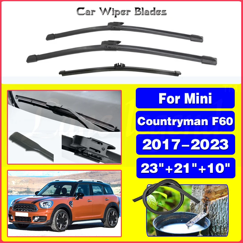 For Mini Countryman F60 2017 - 2023 Front Rear Windshield Wiper Blades ...