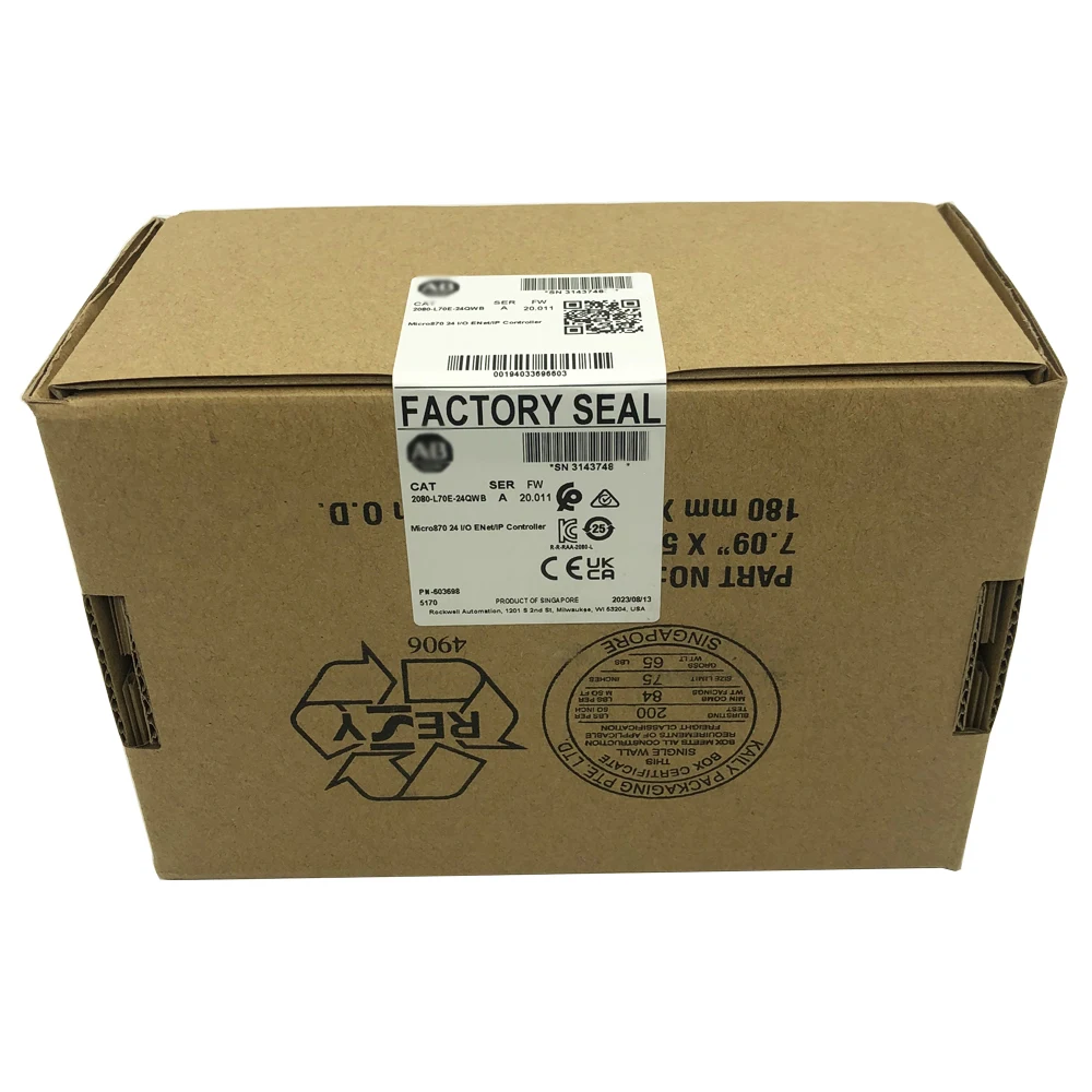 2080-L70E-24QWB-Micro870E-24-I-O-ENet-IP-Controller-2080L70E24QWB-New ...