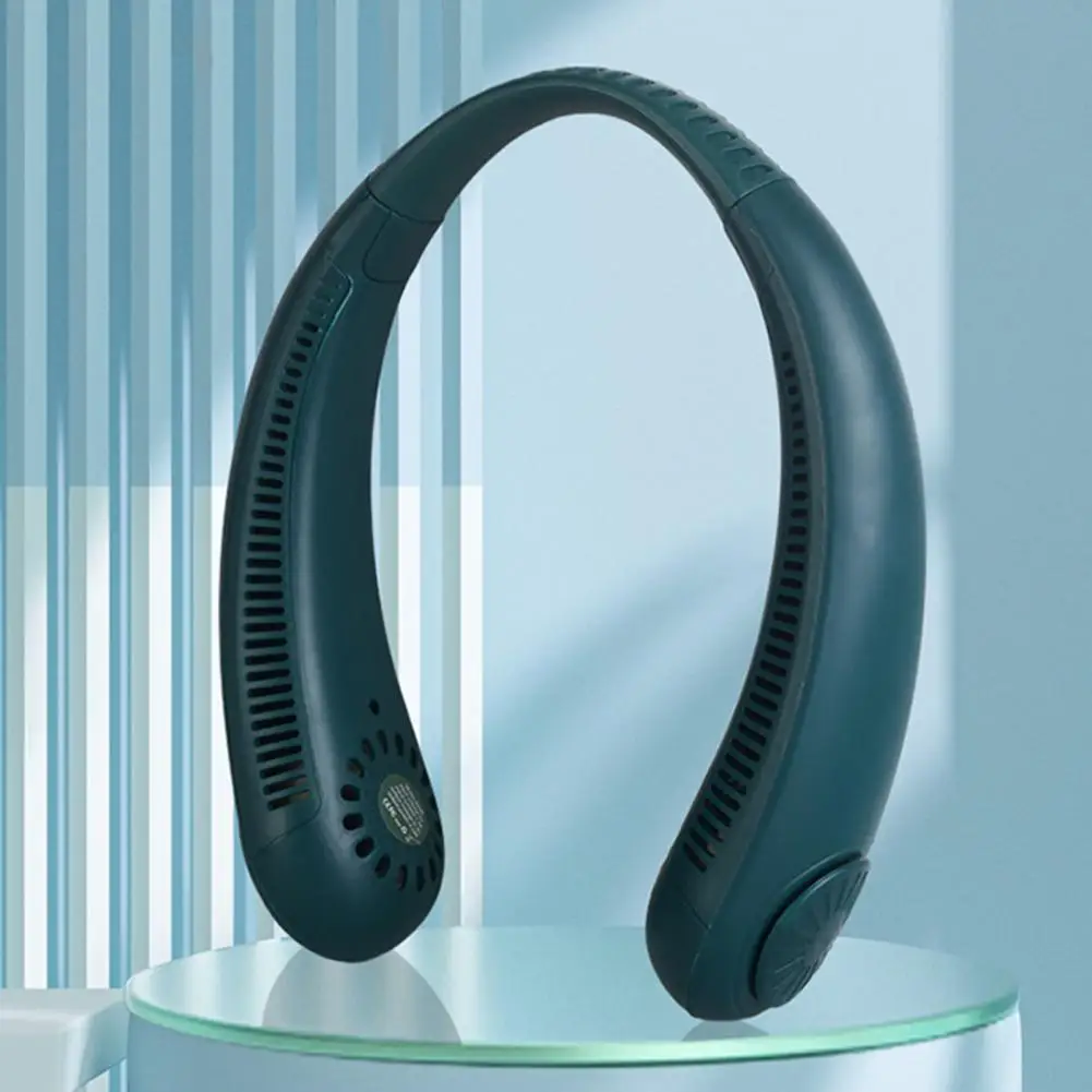 Portable Halterneck Fan Silent Neckband Fan Usb Hanging Neck Turbo Fan ...