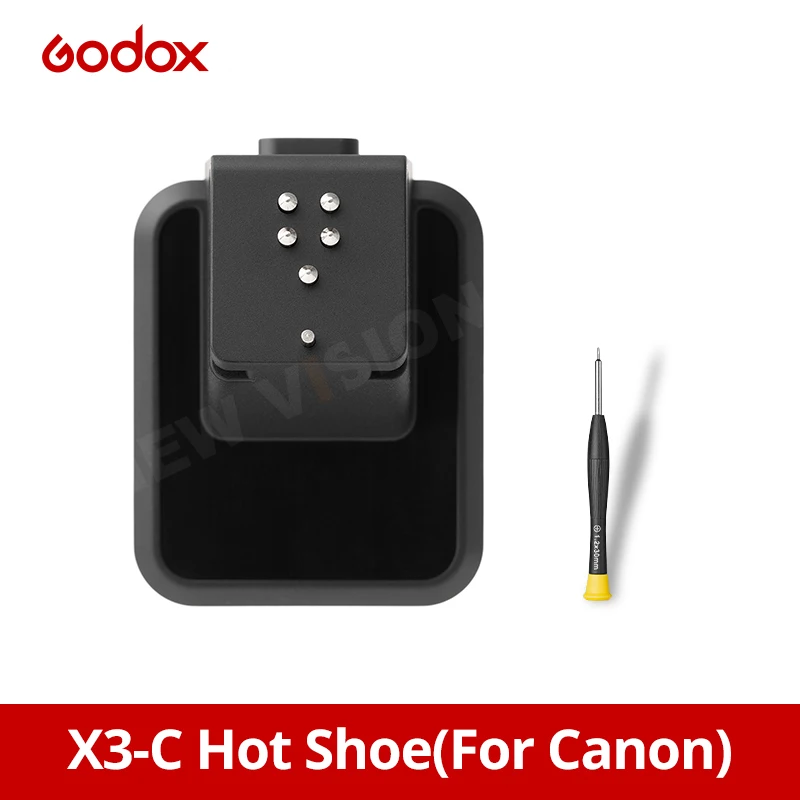 Godox X3-C/N/S Trigger Hot Shoe Base Flash Emitter Trigger Canon Sony ...
