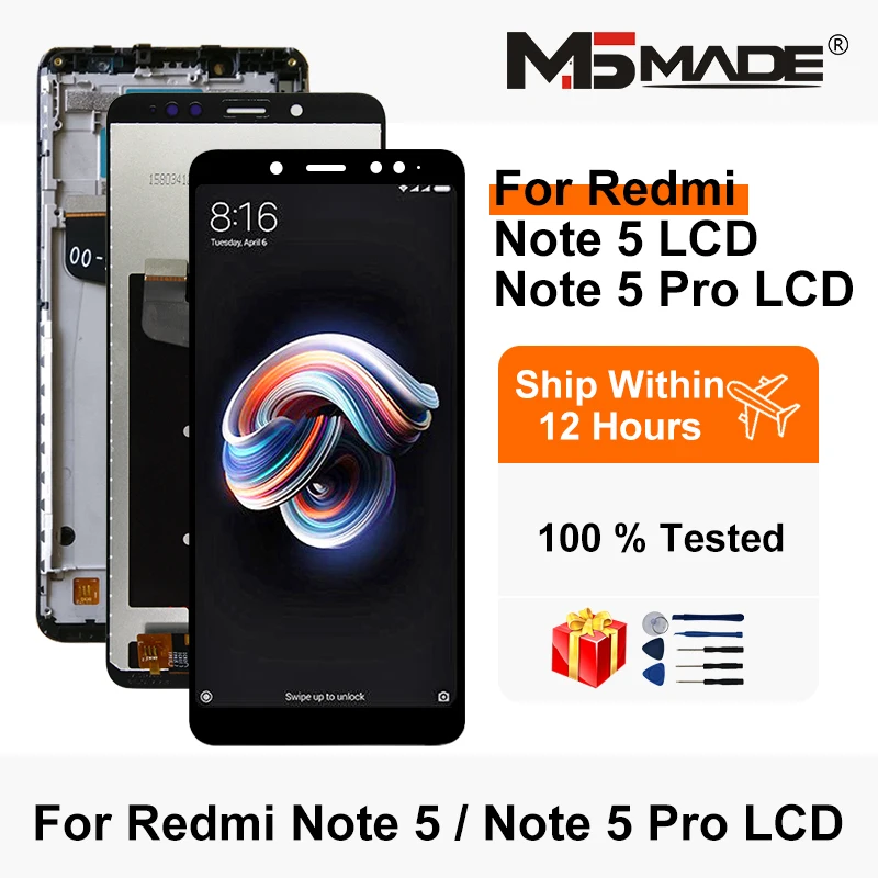 Tela De Lcd Original Para Xiaomi Redmi Note 5 Pro, Touch Screen ...