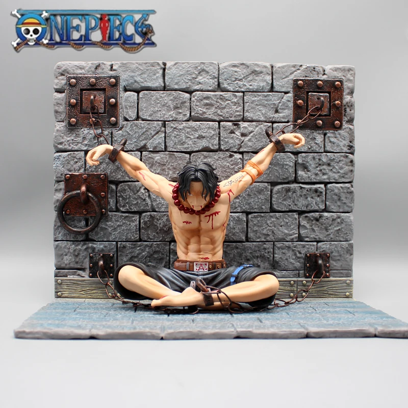 22-5cm-Anime-Ace-ONE-PIECE-Figures-Portgas-D-Ace-Action-Figures-One ...