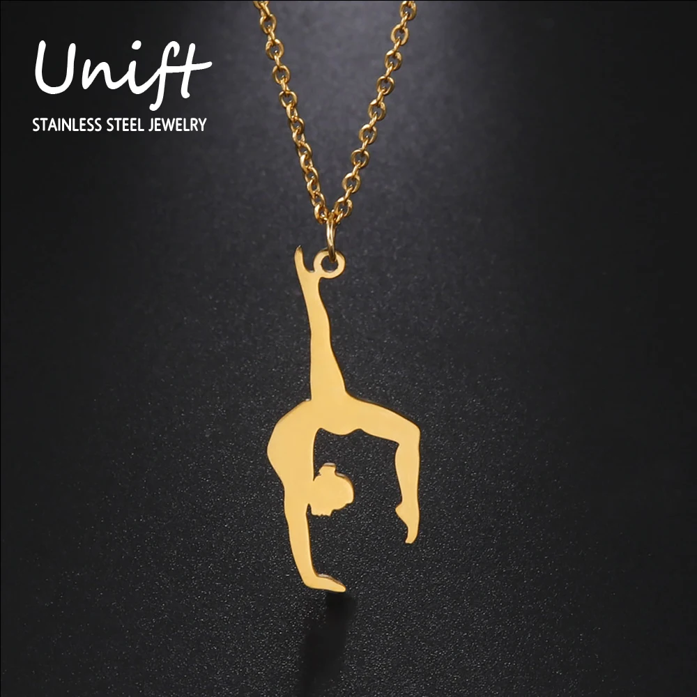 Unift Collier De Gymnastique Pour Femmes Et Filles, Pendentif De Sport ...