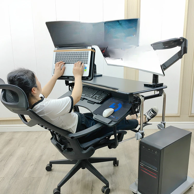 Laptop-Desk-Computer-Desk-On-The-Bed-Folding-Bedside-Table-Lazy-Space ...