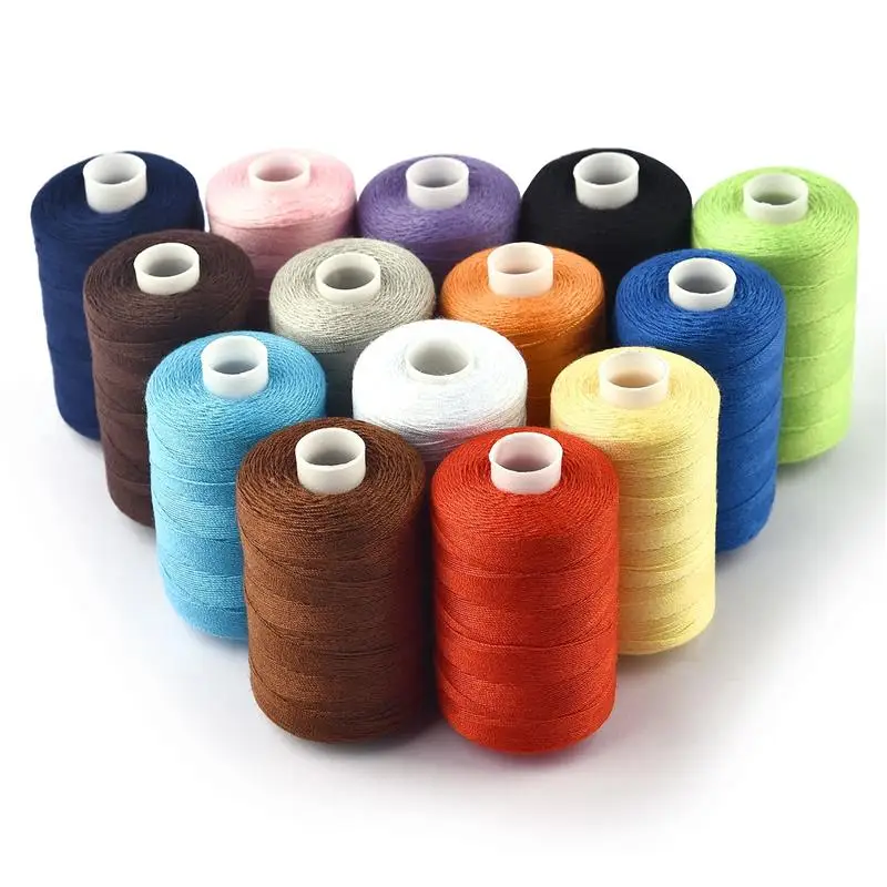 Full-Polyester-Sewing-Thread-For-Jeans-Quilt-300-Meters-Spool-For-Hand ...